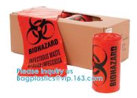 China Polypropylene Lab Red Biohazard Bags Medical Waste Garbage Bags Infections Linens Waste Bags Medical Waste Yellow Sealab for sale