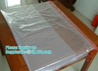China industry waste clear asbestos bags, Sell clear plastic asbestos rubbish bags with red printing, Strong LDPE Material Asb for sale