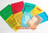 China Custom ked Specimen Bag With Optional Pouch, Simple printing Clear Specimen Grip Seal Bag, 2mil LDPE plastic zip t for sale