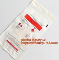 China Medical packing k sealing plastic biohazard specimen bag customized pouch, Disposable plastic medical waste specim for sale