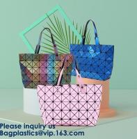 China Ladies Designer Tote Bag Shoulder PVC Shopper Bag,Tote Handbag Handles Clear PVC Shopper Bag with Large Capacity for sale