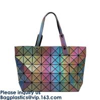 China Ladies Designer Tote Bag Shoulder PVC Shopper Bag,Tote Handbag Handles Clear PVC Shopper Bag with Large Capacity for sale