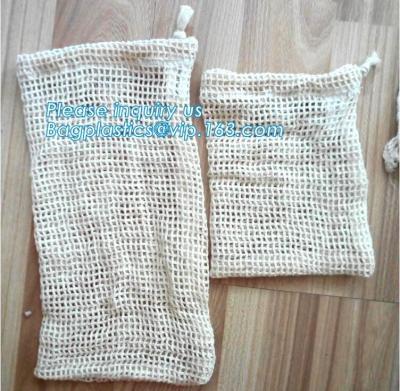 China travel Cotton Reusable Net Shopping Tote String Bag Organizer, Sturdy Mesh Produce Bag,Washable Mesh Storage Fruit Veget for sale