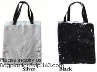 China Fashion Bling Sublimation Strapping Sequin Drawstring Backpack Bag,Glitter Mermaid Flip Sequin Bag Outdoor Shoulder Reversib for sale