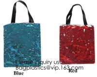 China Fashion Bling Sublimation Strapping Sequin Drawstring Backpack Bag,Glitter Mermaid Flip Sequin Bag Outdoor Shoulder Reversib for sale