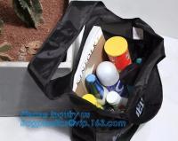 China polyester Portable Foldable Shopping Bag plastic Strapping Box Roll Up bag with factory price,210D polyester shopping foldab for sale