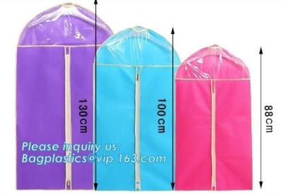 China Promotional Customized Nonwoven Garment cover, garment bags, garment sacks, suit cover, dress cover, cover bags, dust co for sale