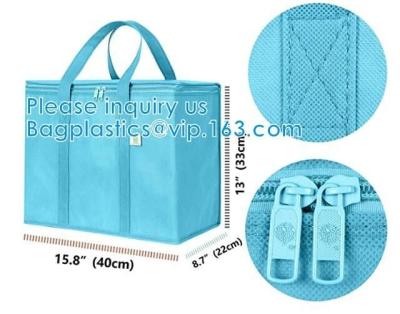 China Durable, Heavy Duty, Large Size, Stands Upright, Collapsible, Sturdy Zipper, Made By Recycled Material, Eco-Friendly for sale