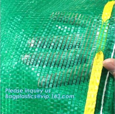 China 21*31cm Portable PE Fruit Oyster Onion Raschel Mesh Soap Net Bag With Handle,Cheap PP/PE Knitted plastic raschel leno me for sale