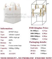 China Woven Big Bulk Bag Jumbo Bag FIBC For Packing Sand 1 Ton 1.5 Ton 2 Ton Made In, Bagease, Pack for sale