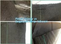 China polypropylene fabric woven pp black weed mat ground cover,Anti Weed Mat Weed Control Mat 100gsm PP Landscape Fabric Weed for sale