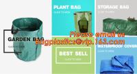 China self standing plastic yard,lawn and leaf bags / reusable garden waste sacks,big bag/wholesale bulk bags/Garden Waste Sac for sale