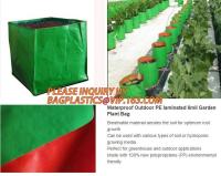 China Garden Grow Bags Aeration Fabric Pots Potato Planter Bag with Handles and Access Flap,Potato Tomato Strawberry Vegetable for sale