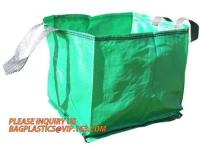 China Home Garden Supplies Reusable Gardening Collapsible Garden Leaf Bags,2Pcs/Set Large Capacity 272L Trash Garden Leaf Weed for sale