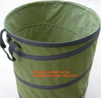 China heavy duty foldable pop up garden waste leaf bag,Durable Garden Pop Up Bag Garden Leaf Bag Pop Up Garden Bag,garden supp for sale
