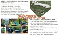 China WATERPROOF BENCH COVER, GARDEN FUNITURE COVER, PE GARDEN OUT FUNITURE SERIES, STACKABLE CHARIR COVER, LOUNGE, BBQ COVER for sale