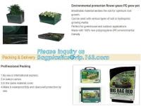China factory wholesale planter grow bag,Green Eco-friendly PE potato grow bag resuble garden plant grow bag, BAGEASE, PACKAGE for sale