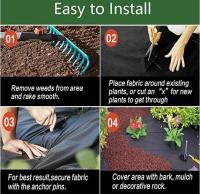 China PP ground cover,weed barrier Fabrics, weed mat in strawberry garden, Agricultural weed control pp woven grass mat, 70gsm for sale