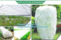 China Garden Plant Fruit Vegetable Warm Protective Bag Plant Cover Drawstring Shrub Non-woven Fabric Sapling Frost Cover for sale