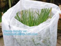China Non-Woven Vegetation Antifreeze Plant Drawstring Shrub Cold Jacket Garden Protection Bag Winter Tree Protective Cover for sale