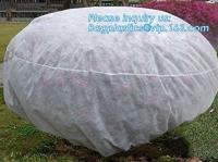 China Non-Woven Vegetation Antifreeze Plant Drawstring Shrub Cold Jacket Garden Protection Bag Winter Tree Protective Cover for sale