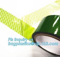 China Supply tamper proof plastic open void tape for seal courier bag envelopes with CE&ISO Air Mouse TV Box PCs OS bagplastic for sale