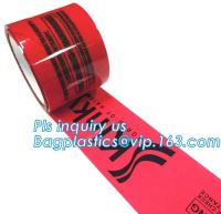 China Security void tape,Tamper Evident Security Void Tapes,Red Tamper Evident Void if Opened Security Tape PET Backing Materi for sale