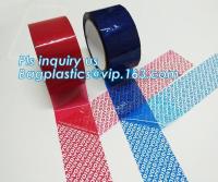 China Security Seal anti-counterfeiting tapes void carton packing tape,Serial Number Security Sealing VOID OPEN Tape bagease for sale