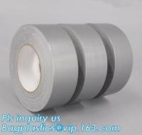 China Custom Color and Size Heavy Duty Duct Tape,cloth duct tape silver insulation tape black carpet protection usage masking for sale