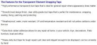 China fiber reinforced filament tape,filament adhesive fibreglass mesh tape,Self Adhesive Bi-directional Filament Tape bagease for sale