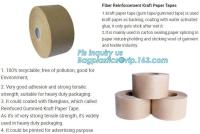China Water-activated Reinforce Kraft Gummed Paper Tape for Sealing & Strapping,Self adhesive kraft paper gummed tape bagease for sale
