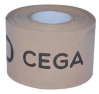 China Reinforced Water Activated Custom Printed Kraft Paper Gummed Tape,Conventional Brown/White Kraft Paper Filament Sticker for sale