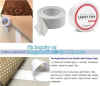 China Double sided foam mounting tape,black tape with red cover film,Hot melt double sided cloth carpet tape bagplastics bage for sale