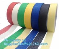 China Custom Painting Crepe Printed Colored Paper Automotive Masking Tape Jumbo Roll,Crepe Paper Masking Tape Jumbo Roll bagea for sale