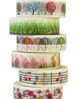 China Washi Paper Masking Tape For Car Painting And Decorative,Washi Tape,Assorted Design Washi Tape Decorative School Station for sale