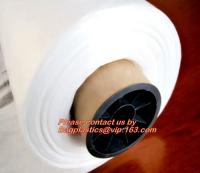 China PE Plastic masking taped protective film for paint protection, Easy Tearing Tissue Paper Auto Paint Masking Film for sale