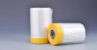 China Outdoor Paper Masking Film, Rice Paper Taped Masking Film, Auto Used Pre-Taped Masking Film, Indoor Masking Film, Cloth for sale