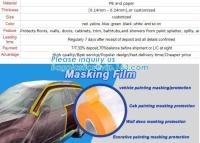 China Drop Film Roll Overspray Disposable Table Cloth Cover, Drop Film Roll With High Temperature Resistance Masking, Tape for sale