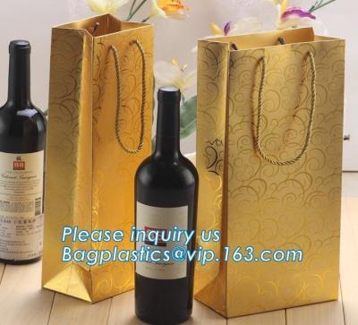 China Printed Luxury Wide Base Brown Kraft Paper Carrier Bag,coating black luxury paper carrier bag for printing with ribbon for sale