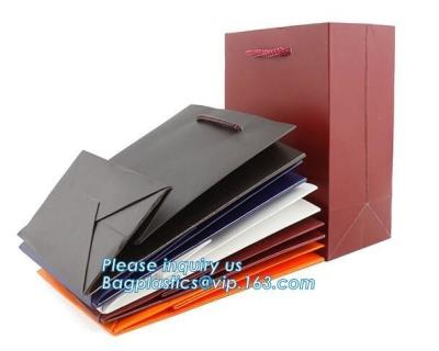 China Custom Best Quality Paper Shopping Luxury Eco Carrier Bags Colored Paper Gift Bags With Handles,paper carrier bag luxury for sale