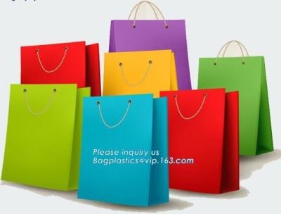 China Fancy Shopping Paper Gift Bag packaging paper bag With Handles of packaging,Luxury Clothes paper carrier bag for packing for sale