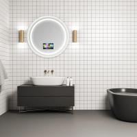 China 21.5 Inch Energy Saving LCD Touch Screen Smart Bathroom Mirror with 700cd/㎡ Brightness and 50,000 Hour Lifespan for sale