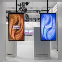 China Ceiling Hanging Digital Signage Display 2500 Nits Brightness 32-65 Inch Sizes 1920x1080 Resolution for sale