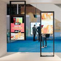 China Ceiling Hanging Digital Signage Display 2500 Nits Brightness 32-65 Inch Sizes 1920x1080 Resolution for sale