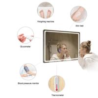 China 32-inch Anti-Fog Smart Mirror with Touch Screen TV - 1080p HD Display, 10-Point Capacitive Touch, Ultra-Thin 70mm Design for sale