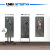China HONGNUO 55-Inch Smart Fitness Mirror with 500 Nits Brightness and 1920×1080 Full HD Display for sale