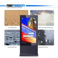 China 55-Inch Waterproof Outdoor Digital Signage Display with 1920×1080 Resolution and -25°C to +50°C Operating Range for sale