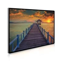 China 65-Inch Ultra-Thin Touch HD LCD Advertising Display with 3840×2160 Resolution and 10-Point IR Touch for sale