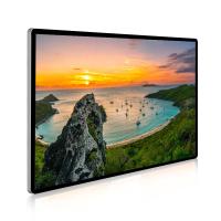 China 65-Inch Ultra-Thin Touch HD LCD Advertising Display with 3840×2160 Resolution and 10-Point IR Touch for sale