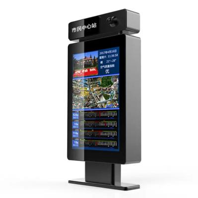 China 75 Inch Outdoor Waterproof Digital Signage with 3840×2160 Resolution and 3000 Nits Brightness for sale